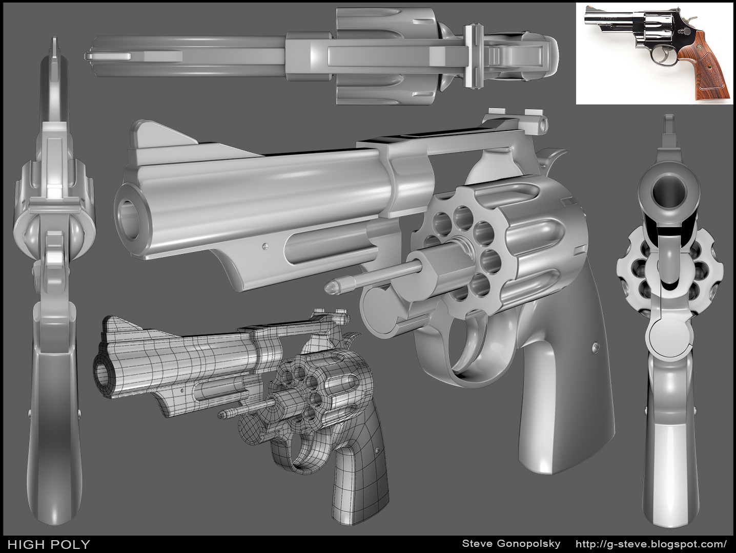 STEVE GONOPOLSKY : PORTFOLIO: 3D Portfolio, High Poly Renders