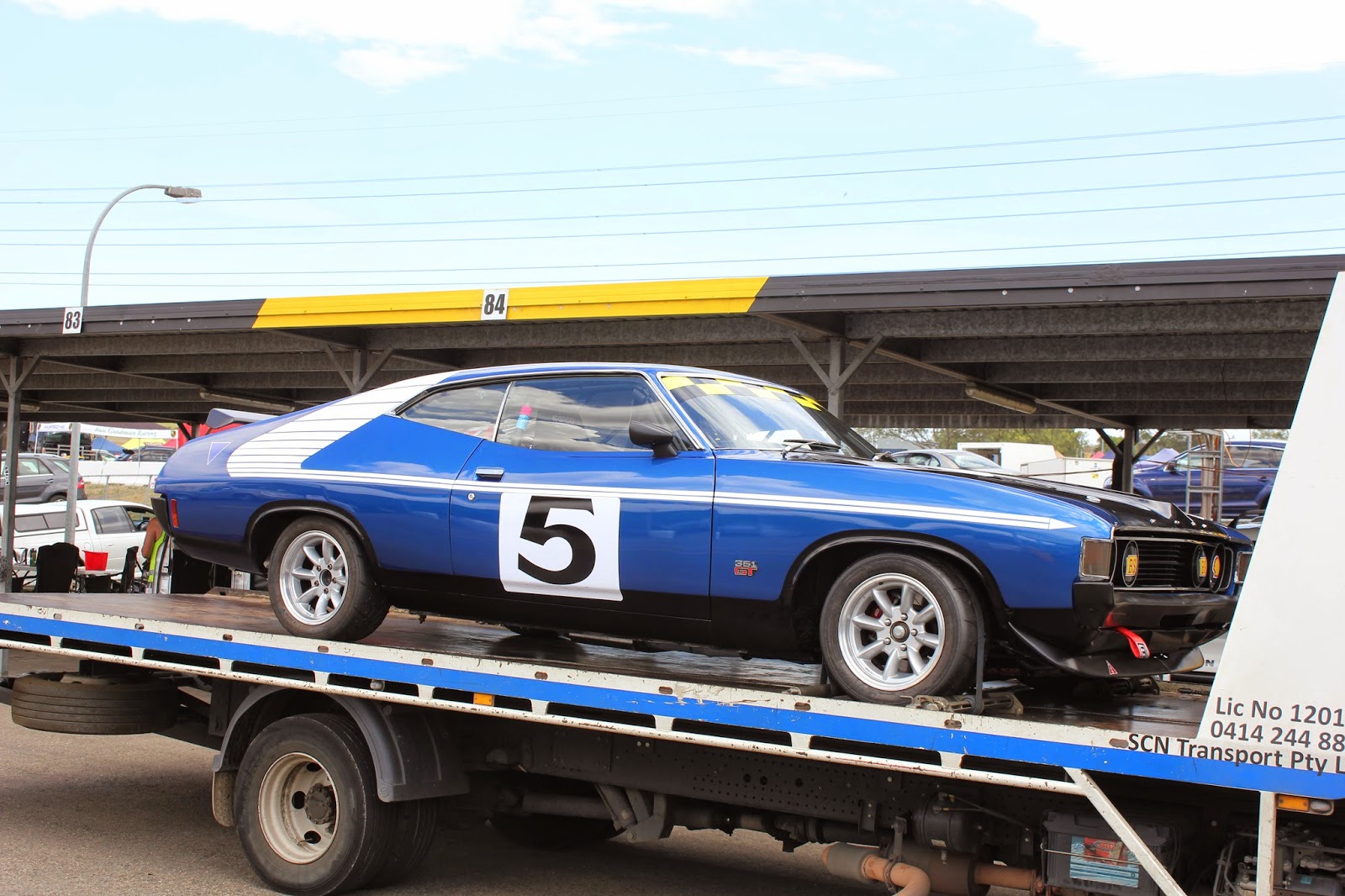 Aussie Old Parked Cars: 1973 Ford XA Falcon GT 351 Hardtop Race Car
