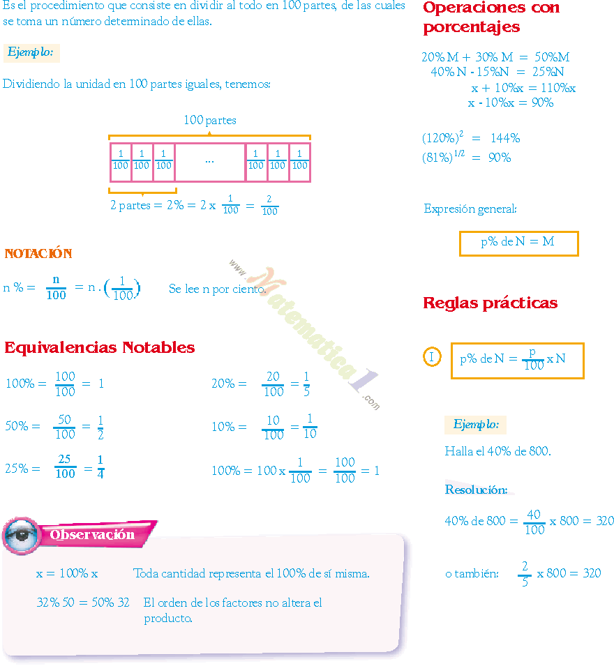 PORCENTAJES Y TANTO POR CIENTO EJERCICIOS Y PROBLEMAS RESUELTOS PDF