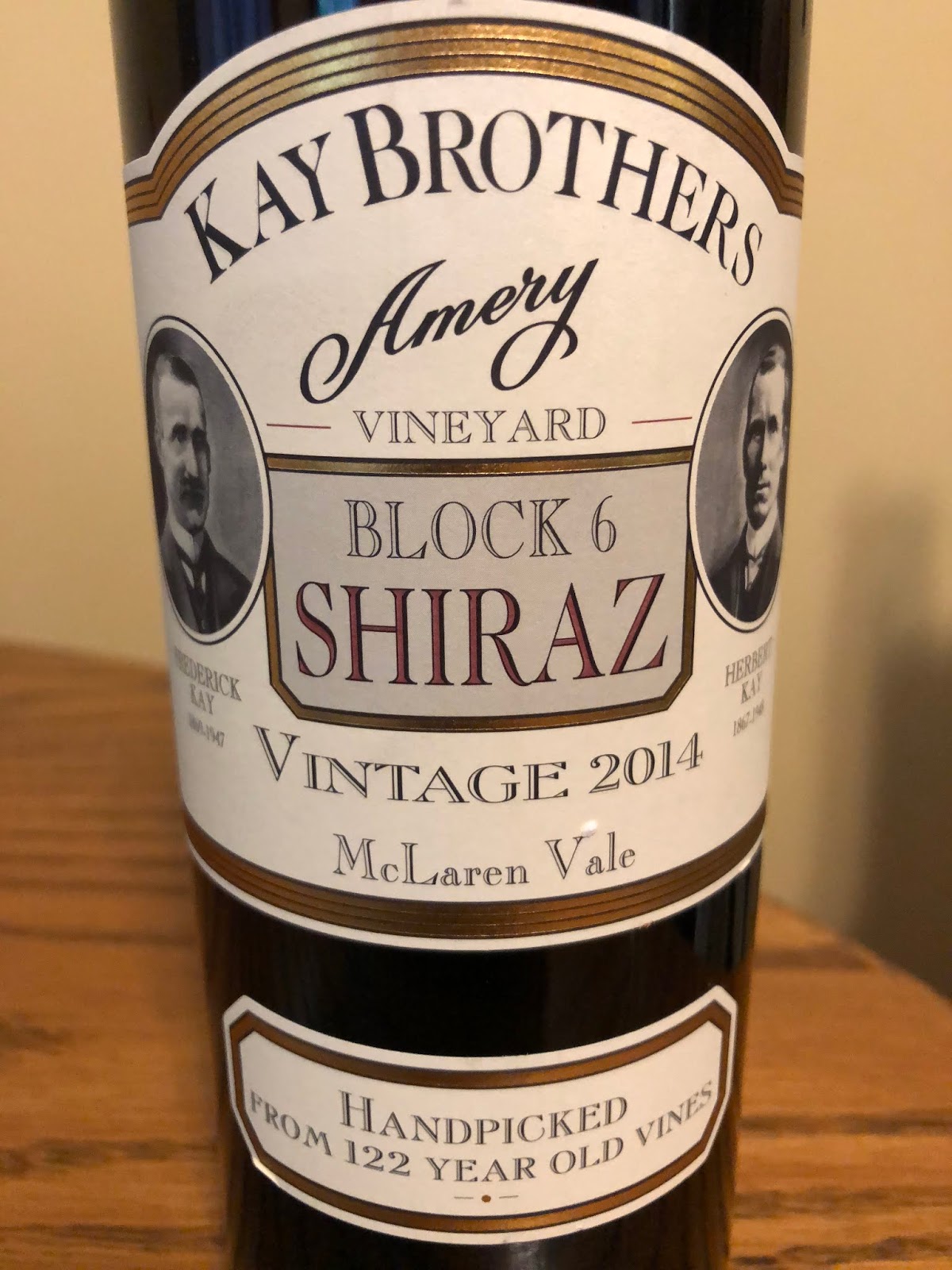 The Passionate Foodie: 2014 Kay Brothers Amery Vineyard Block 6 Shiraz ...