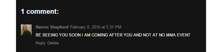 Black Dragon Ninjitsu: Barron Shepherd clearing the way for Don Roley ...