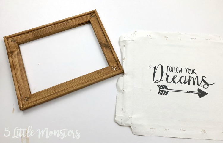 5 Little Monsters: Follow Your Dreams Reverse Canvas