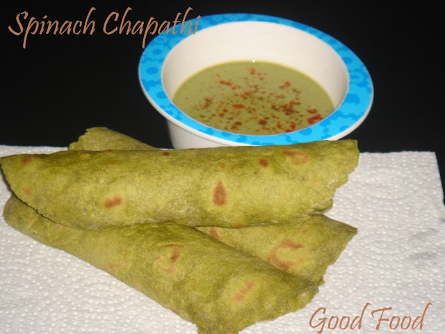 Good Food: Spinach Chapathi