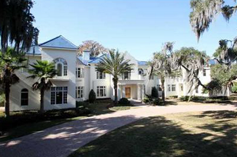 Bermuda Colonial style lakefront luxury new mansion for sale $5,900,000