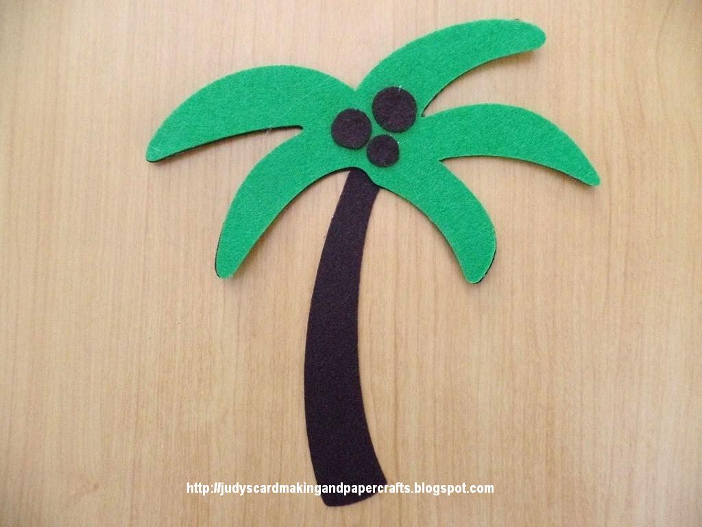 Judy's Handmade Creations: Felt Monkeys and Palm Tree!