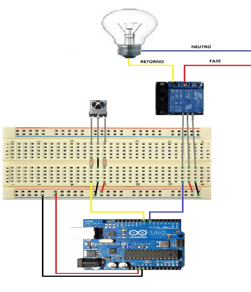 Aprendendo a Fazer: Acender Lâmpada com Arduino e Controle Infavermelho