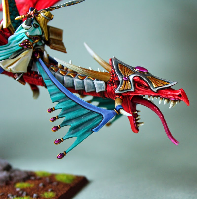 Matt Sterbenz Miniature Painting: High Elf Dragon