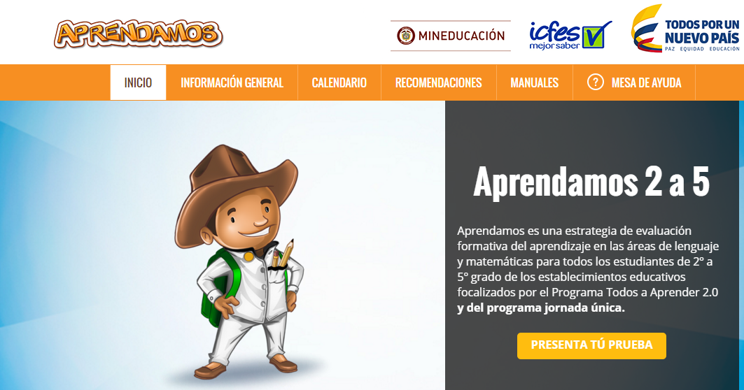 PTA 2.0 En I.E. Departamental Funza: Prueba Aprendamos