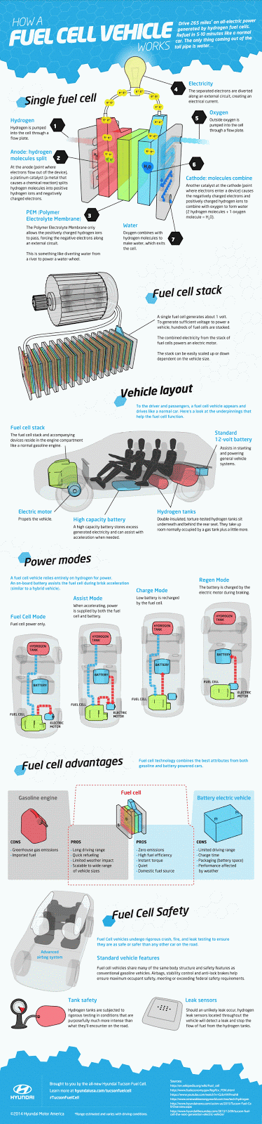 Burlington Hyundai's Hyundai Headlines: Infographic: How a Fuel Cell ...