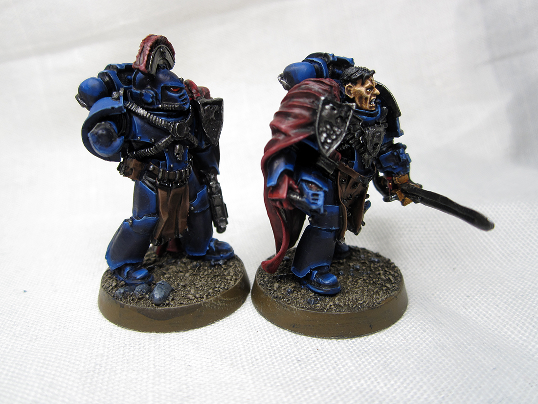 Dorn's Arrow: Crimson Fists - Commander & Standard Bearer - WIP