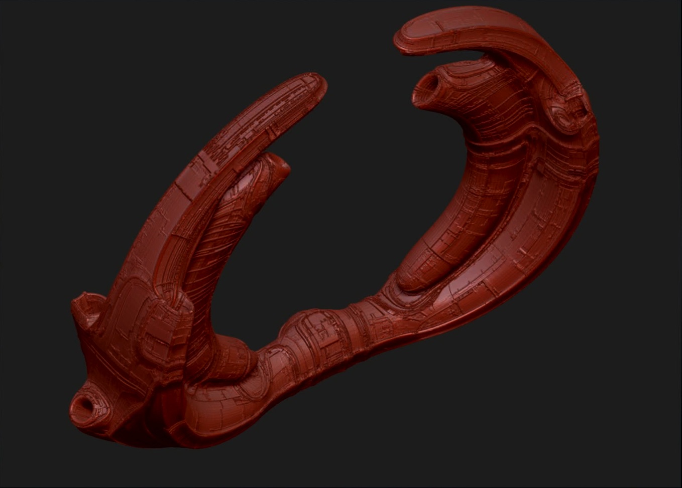 Alien Explorations: Prometheus: Alternate toroidal shaped engineer ships