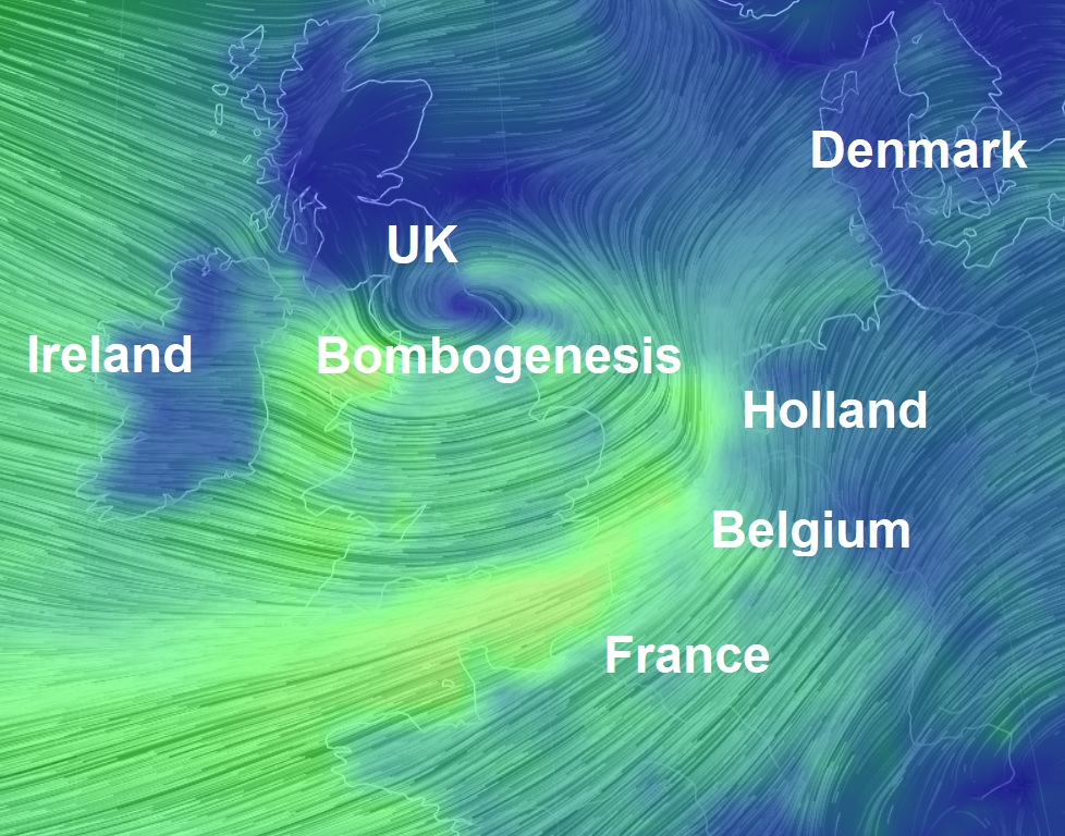 The Big Wobble : The enormous storm factory the Atlantic Ocean is ...