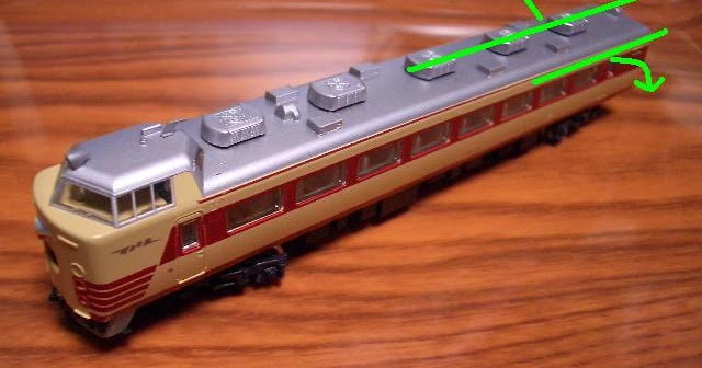 ちょっと鉄、ときどき模。: KATO485系旧製品の分解