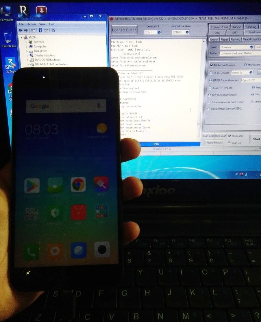 Cara Remove Micloud Xiaomi Redmi Note 5A (Mde6) Permanen | Cara Tepat