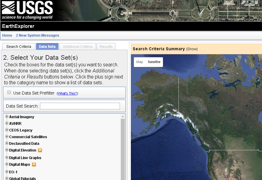Usgs Earth Explorer Getting Started With STK Terrain Server