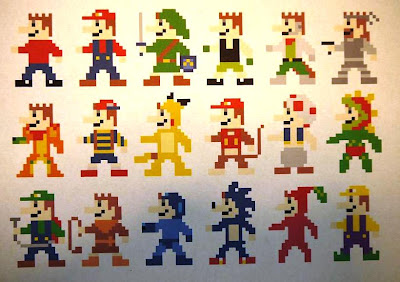 Library Arts: 8 bit lamp