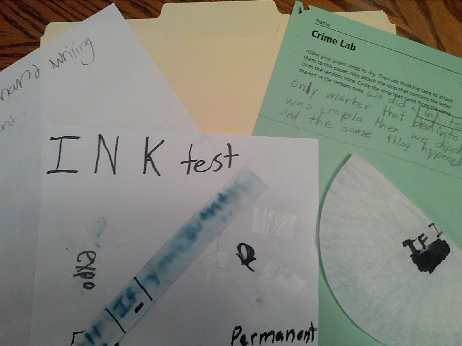 My Voyage: Student Work Sample-Science