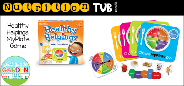 First Grade Garden: Health Explore Tubs - Nutrition