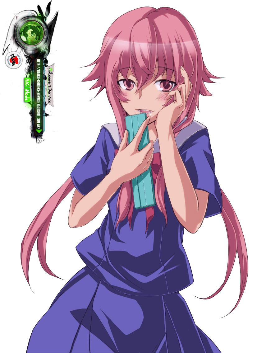 kawaii♥anime: gasai yuno (renders)