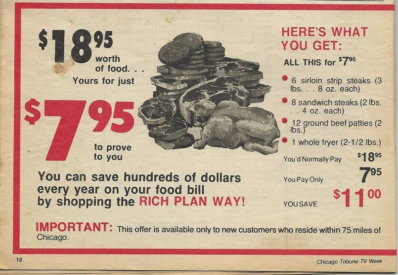 The TV Guide Historian: Rich Plan Ad Part 1