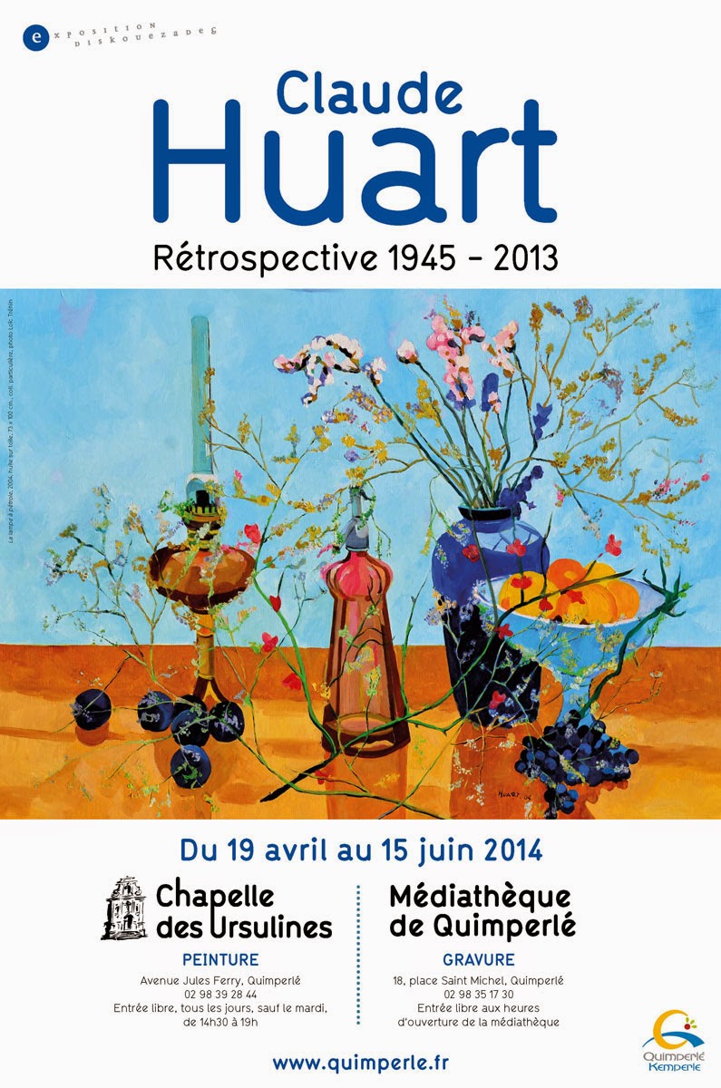 Expositions-Quimperlé: Claude Huart : peintre et graveur