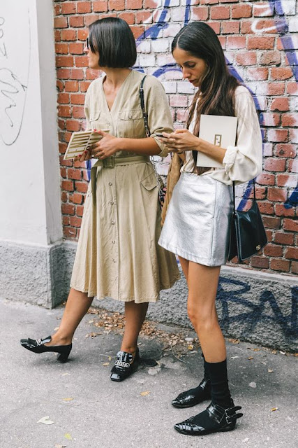 street outfit to inspire _ mini skirt - DIMANCHE