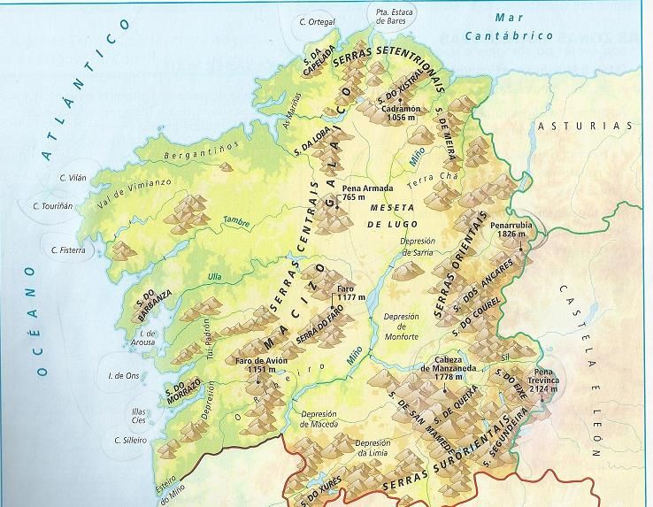 Geografía de Galicia | Galizia