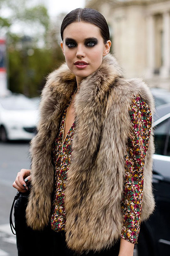 Priscila Régis: Colete e casaco de pele, encomende o seu!