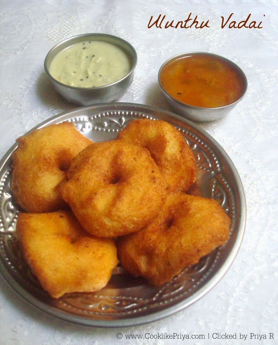 Cook like Priya: Medhu Vadai Recipe | Medu Vada Recipe | Ulunthu Vadai ...