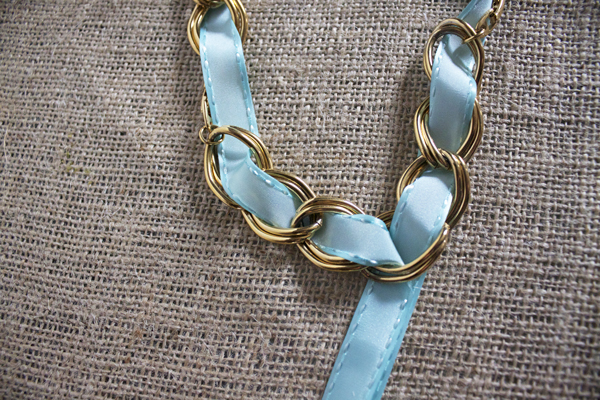 Nest Candy: Ribbon Weave Chain Necklace