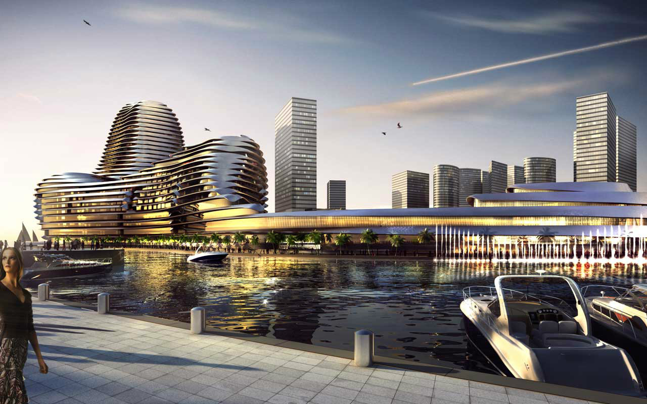 Al Raha Beach Development Foster + Partners - Architecture Design ...