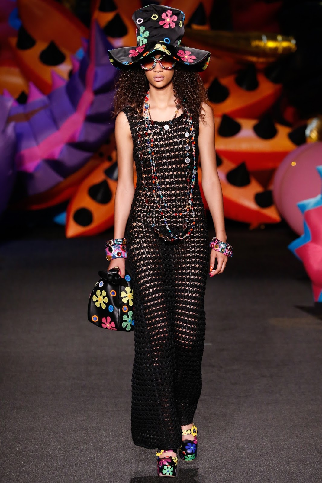 Moschino brings a funky and colourful Resort 2017 collection