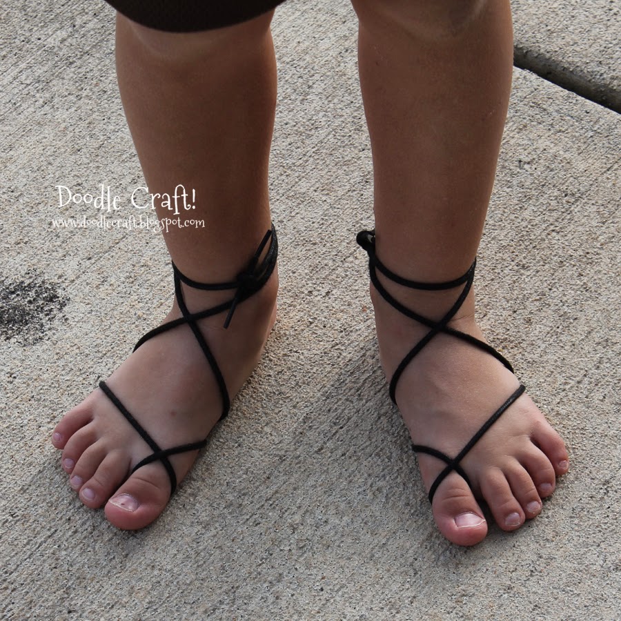 Barefoot Ninja Sandals for Little Boys!