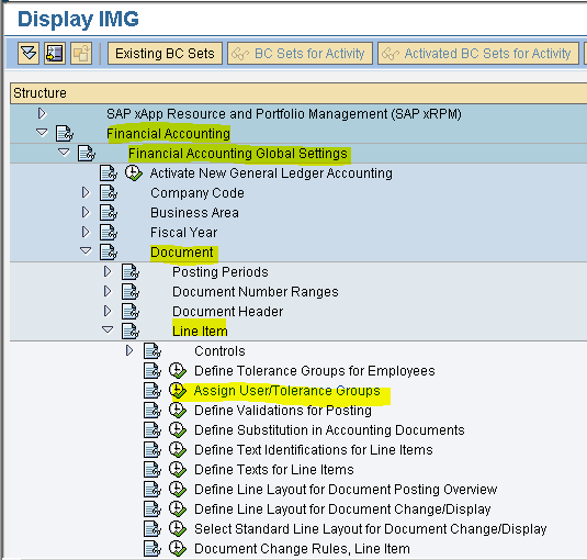 SAP - FICO MODULE LEARNING: Define Tolerance Group for Employees and ...