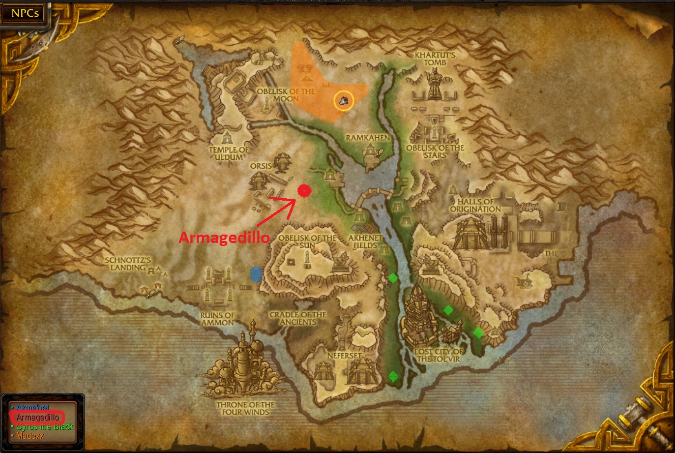 WoW Rare Spawns: Armagedillo