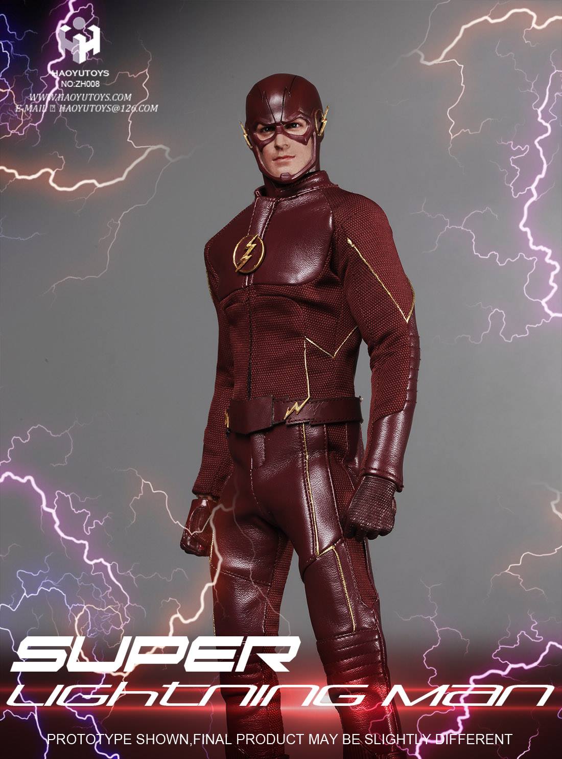 toyhaven: HAOYU TOYS 1/6th scale SUPER Lightning Man 12" figure aka ...