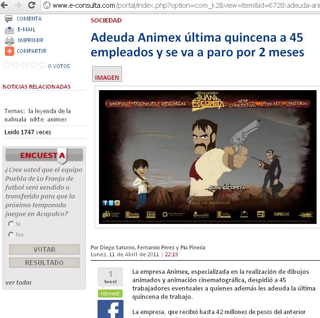 Animex desenmascarado