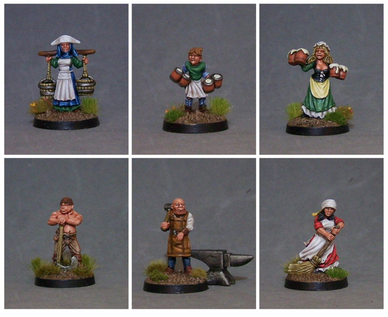 Wargame News and Terrain: Midlam Miniatures: New Fantasy Villagers Released