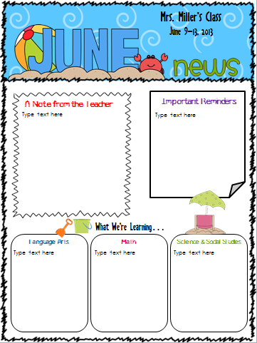 The Techie Chick: Look What's New... Newsletter Templates!