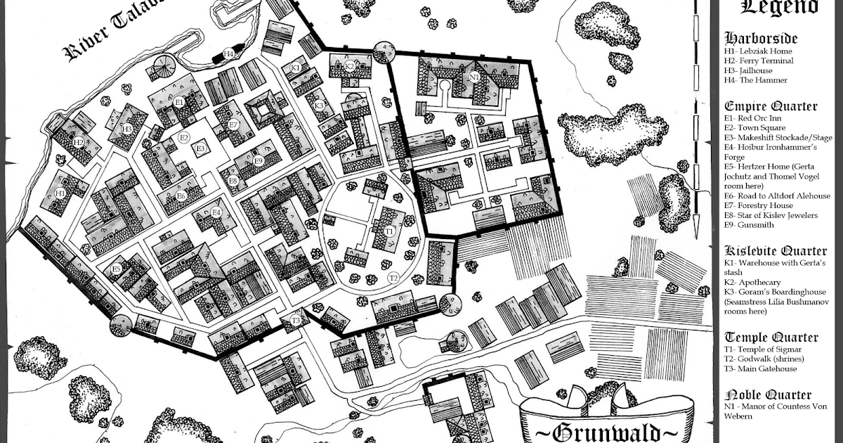 Map of Grunwald