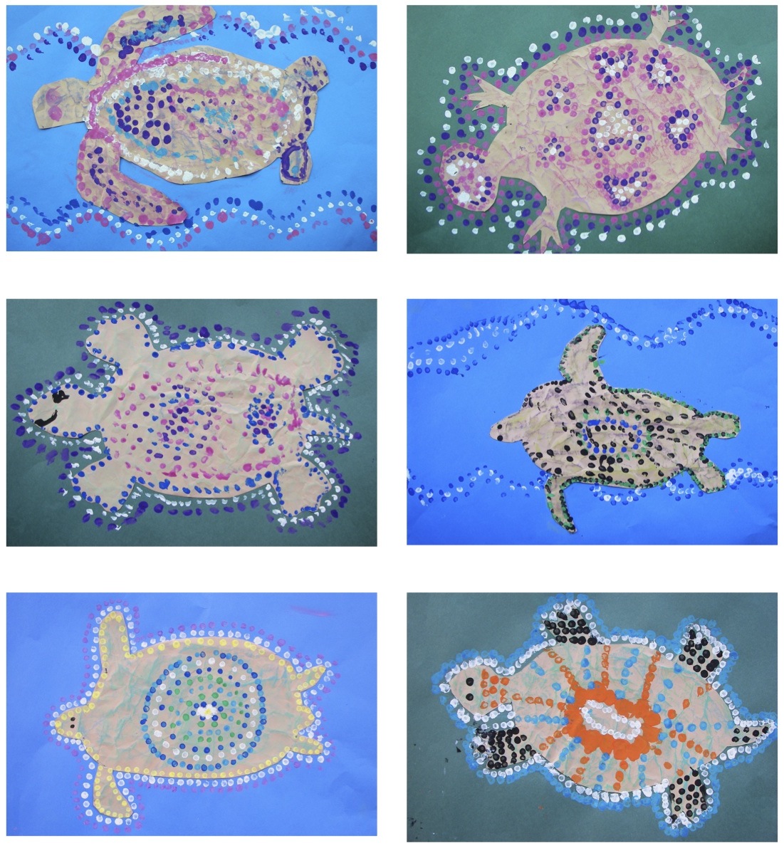 The Rolling Artroom: Aboriginal Turtles 1st-3rd Grade