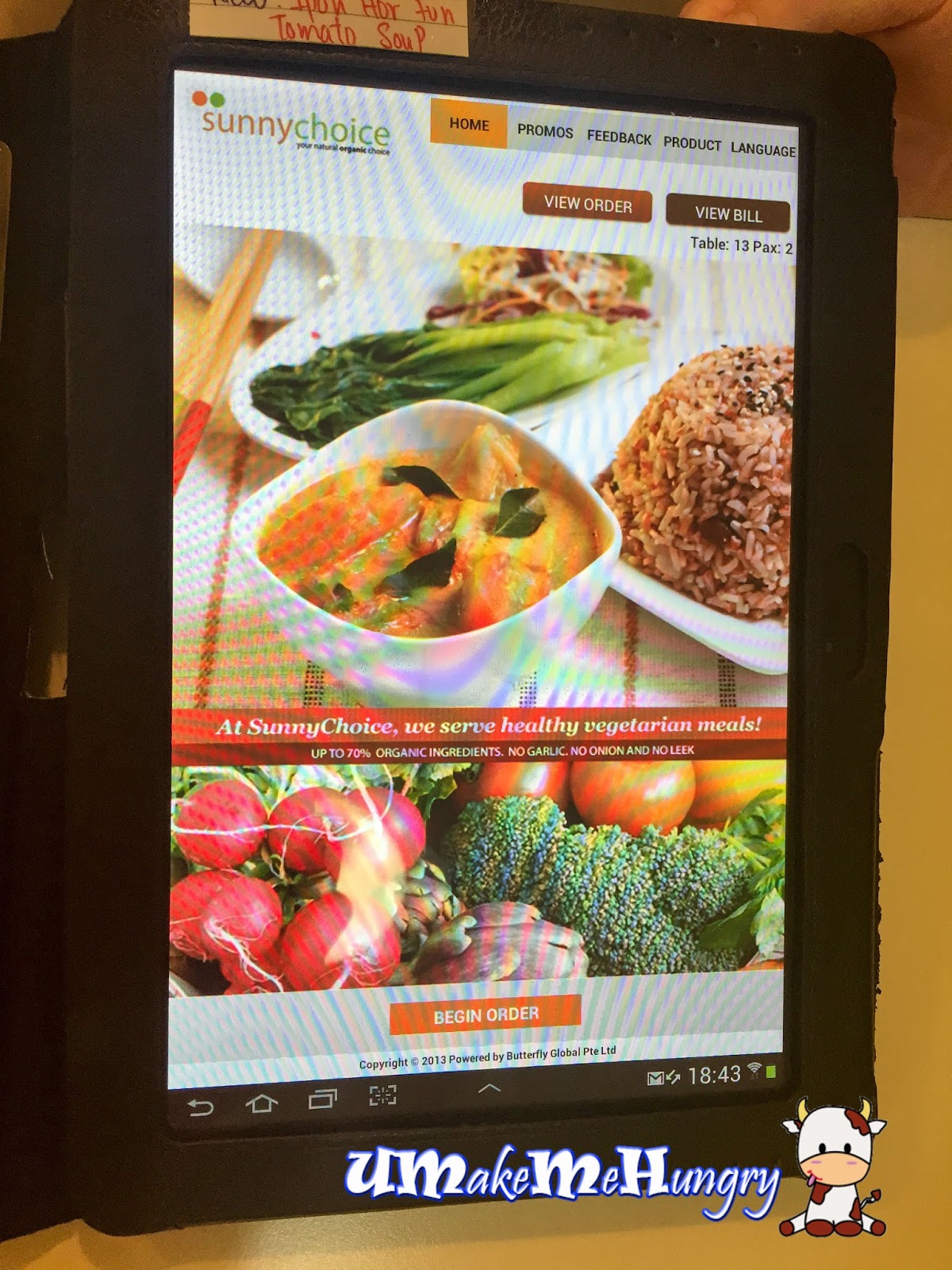 Tablet Ordering Service