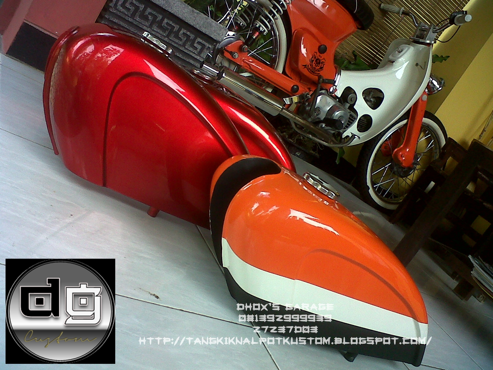 Tangki Knalpot Kustom: Tangki Kustom Model Sportster