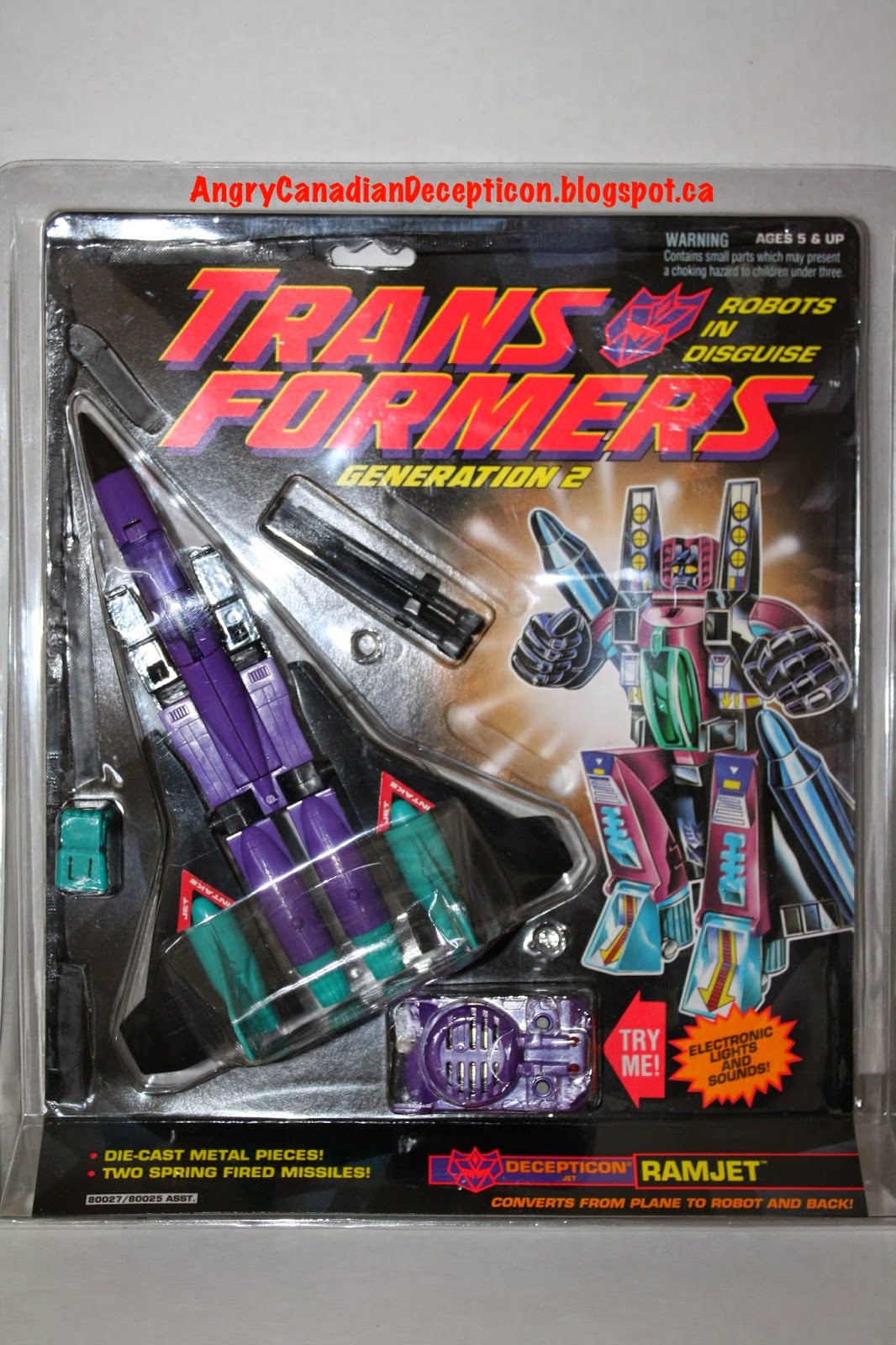 A Transformers Blog - My Life In Collecting: G2 Ramjet (MOSC)