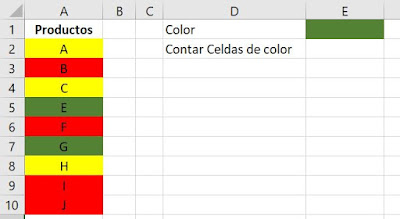 Expertos en Excel - Personal Consulting S.A.: Contar celdas por color en Excel