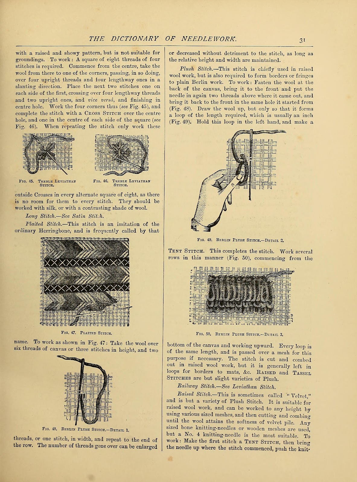 Vintage Illustrations From Old Books: "The dictionary of needlework: an ...
