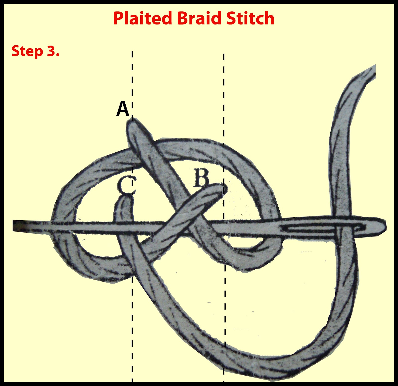 Craft Ideas: Plaited Braid Stitch