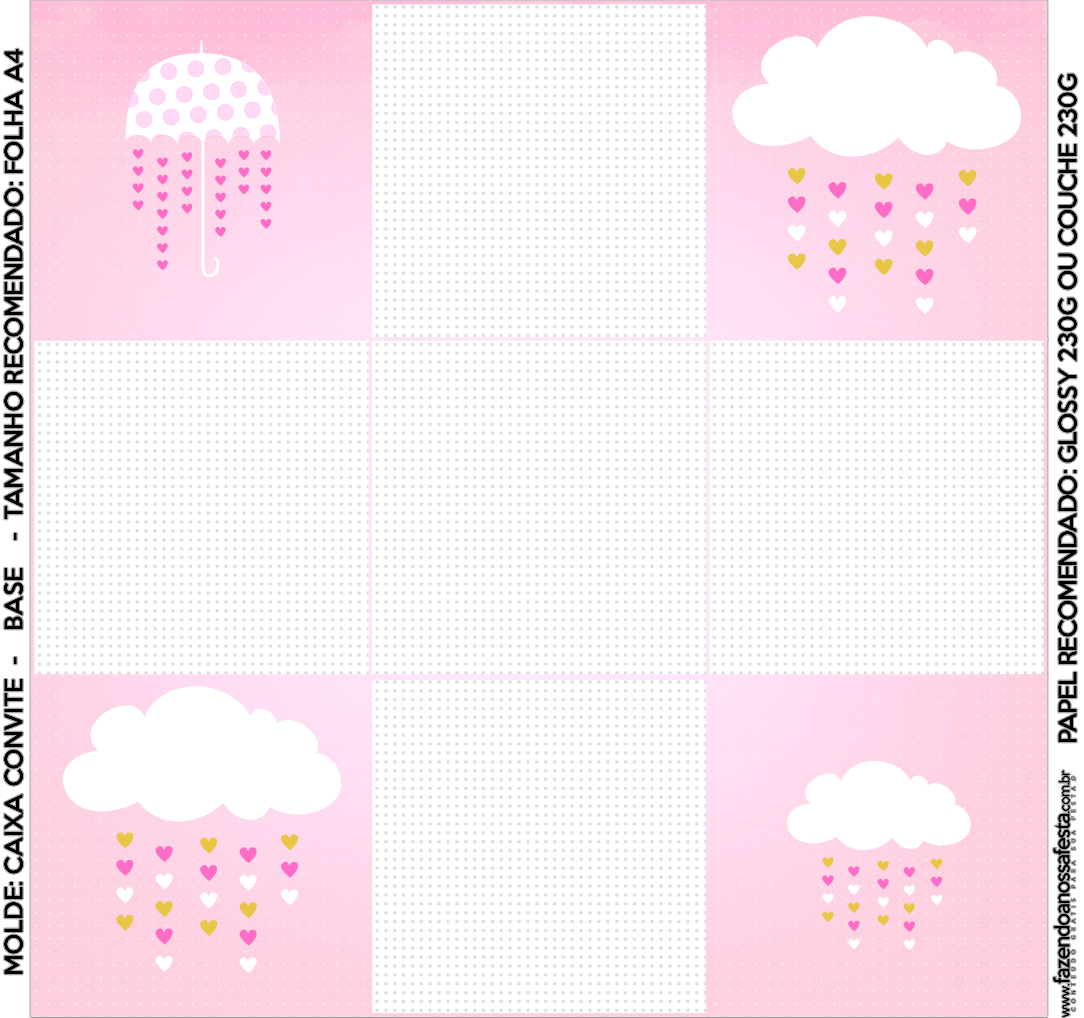 Rain of Blessings for Girls: Free Printable Boxes. - Oh My Baby!