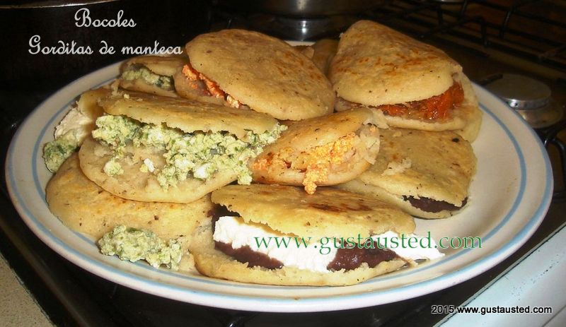¿Gusta Usted? : Bocoles, gorditas de manteca. Receta