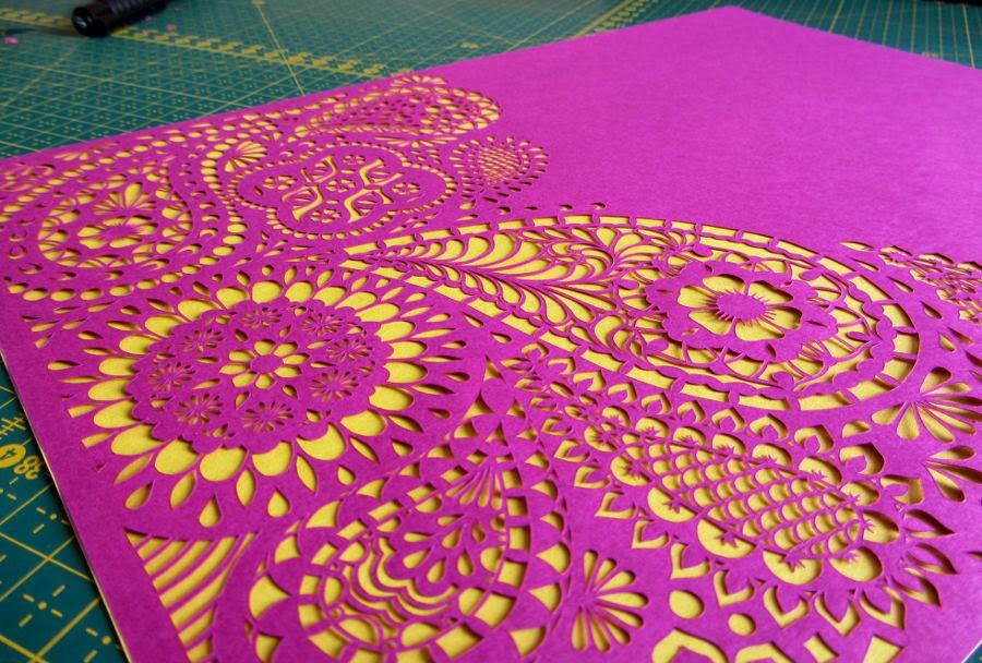 Clare Willcocks: Indian-style paper cut